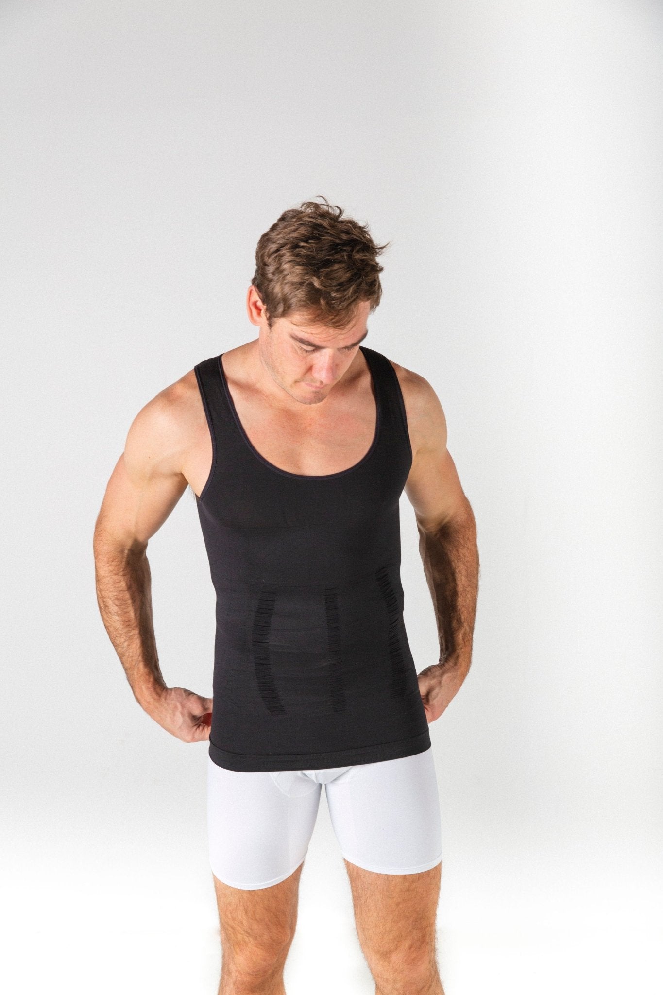 Men's Shapewear Singlet | Tummy Control | Men's Shapewear Australia ...